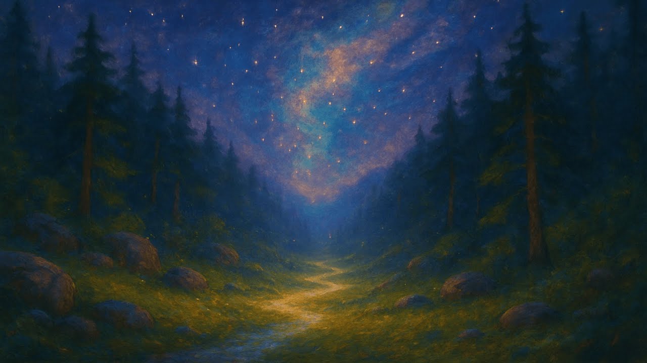 cosmic forest path - YouTube