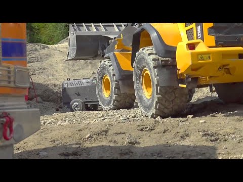 RC 2023!!! VOLVO L250G - REAL WORK DAY AT THE BIG CONSTRUCKTION SITE ...