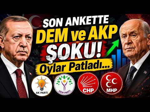 Son Ankette DEM ve AKP'ye Şok: Oyları Patladı! MHP'den Tarihi Süreç Mesajı!