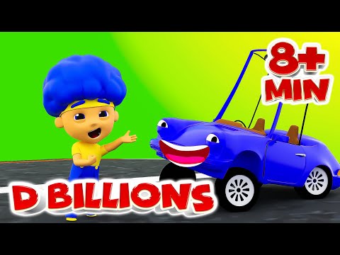 Bi bi bi ! Um Divertido Passeio de Carro com Novos Heróis + Compilação D Billions Musicas Infants