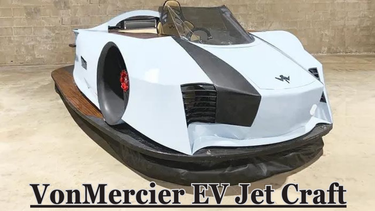 Making Hovercraft Quieter and Easier to Control | New VonMercier EV Jet ...