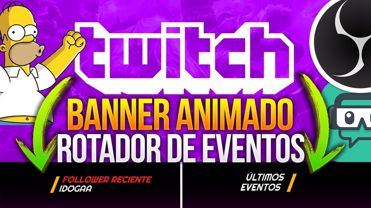NUEVO BANNER en movimiento, tipo ¨LOWER THIRD¨ para ¨ÚLTIMOS EVENTOS¨ en tu STREAM 👌😎🔥 - YouTube