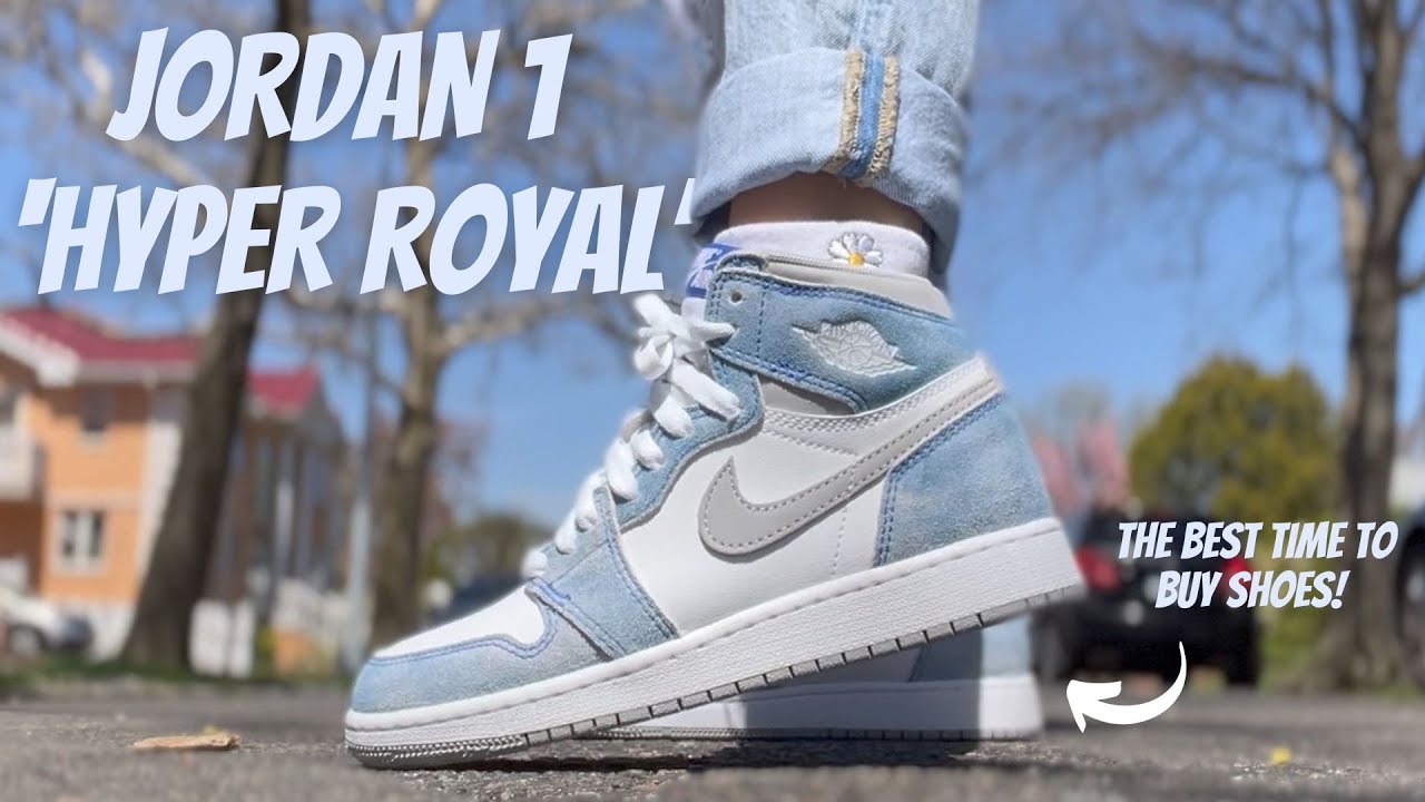 Now is the BEST time to BUY SNEAKERS! | Jordan 1 'Hyper Royal' Unboxing ...