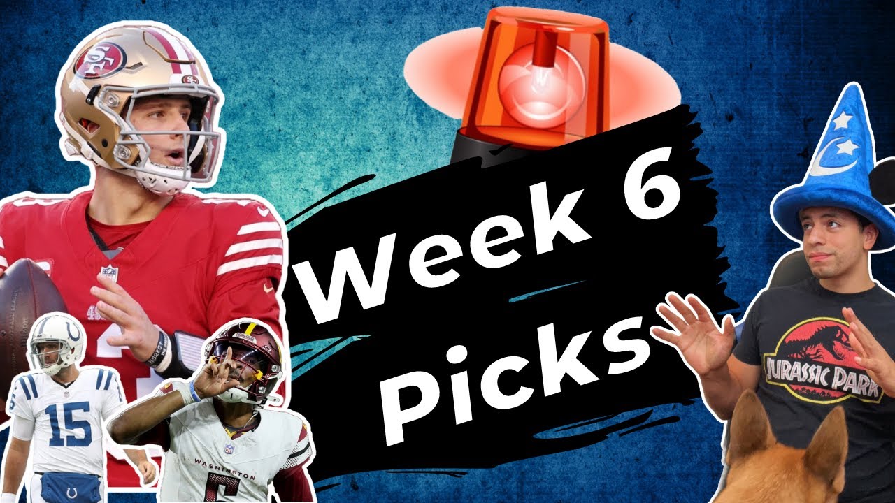 NFL Week 6 Picks & Predictions - Jayden Daniels for MVP? - YouTube