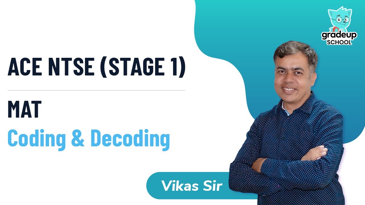 Coding And Decoding Mat Ntse Stage 1 Exam 2019 By Vikas Sir Youtube