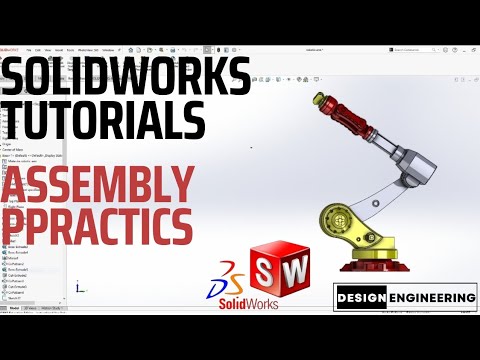 Solidworks Tutorials: Robotic Arm Assembly || Mate || DESIGN ENGINEERING - YouTube