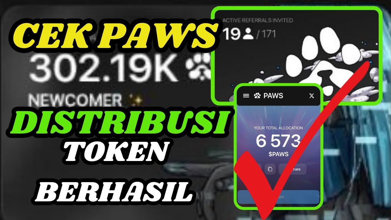 UPDATE PAWS‼️PENDISTRIBUSIAN TOKEN PAWS BERHASIL ! CEK SEKARANG - YouTube