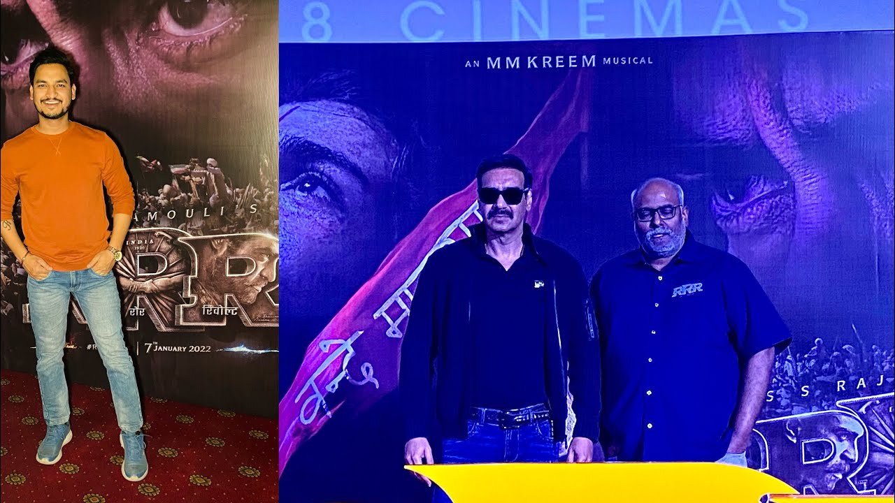 VLOG with AJAY DEVGN | RRR Movie Trailer Launch | Ajay Devgn In DELHI ...