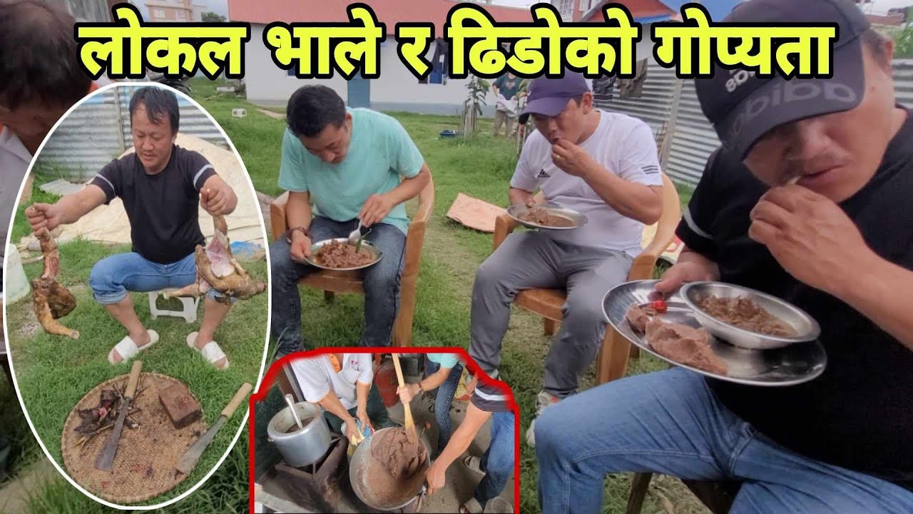 Secrets of Local Bhale Soup & Dhido | Local Chicken Curry | MrMin - YouTube