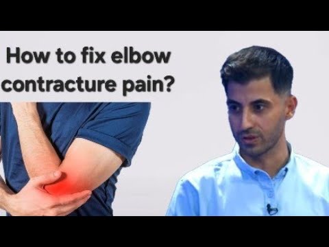 How to reduce elbow contracture pain - YouTube