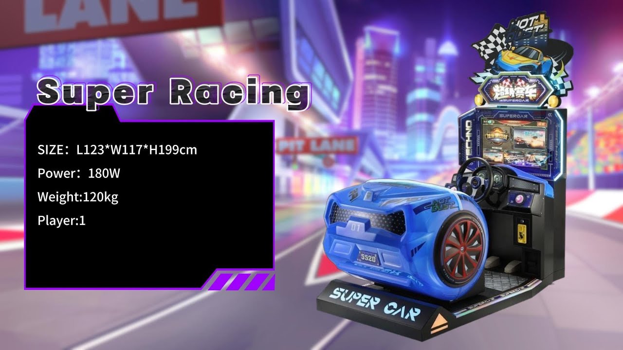 AMA Coin Operated Simulation High Quality Arcade Car Racing Two Player ...
