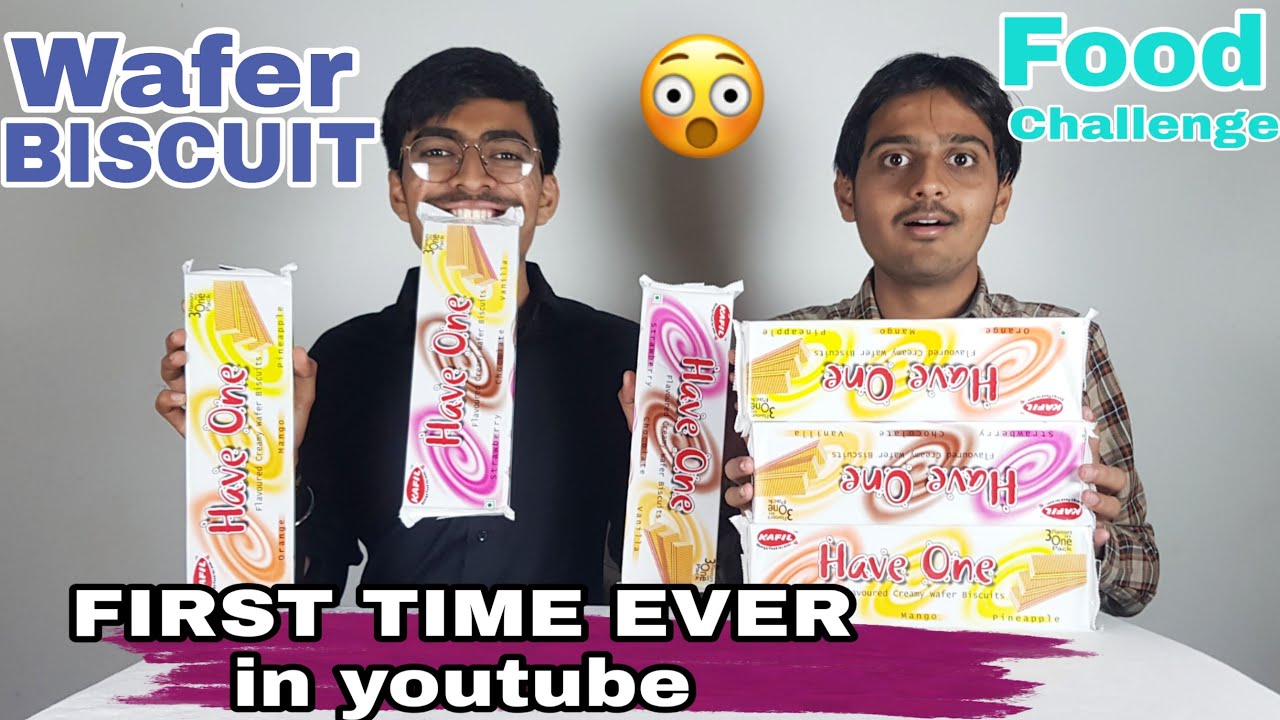 Epic Wafer Biscuit Eating Challenge | First Time Ever in Youtube ...