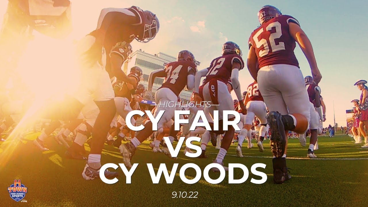 Cy Fair vs Cy Woods Football 9.10.22 - YouTube