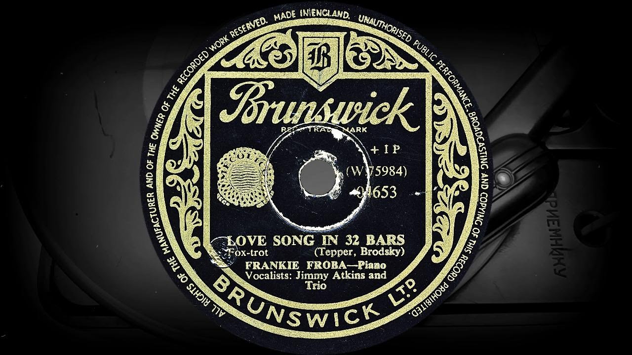 LOVE SONG IN 32 BARS - FRANKIE FROBA-Piano, Vocalists: Jimmy Atkins and ...