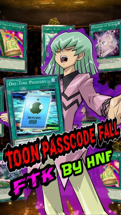 Toon Passcode Fall FTK By HNF (Yu-Gi-Oh Duel link) #yugioh #duellinks #yugiohcards - YouTube