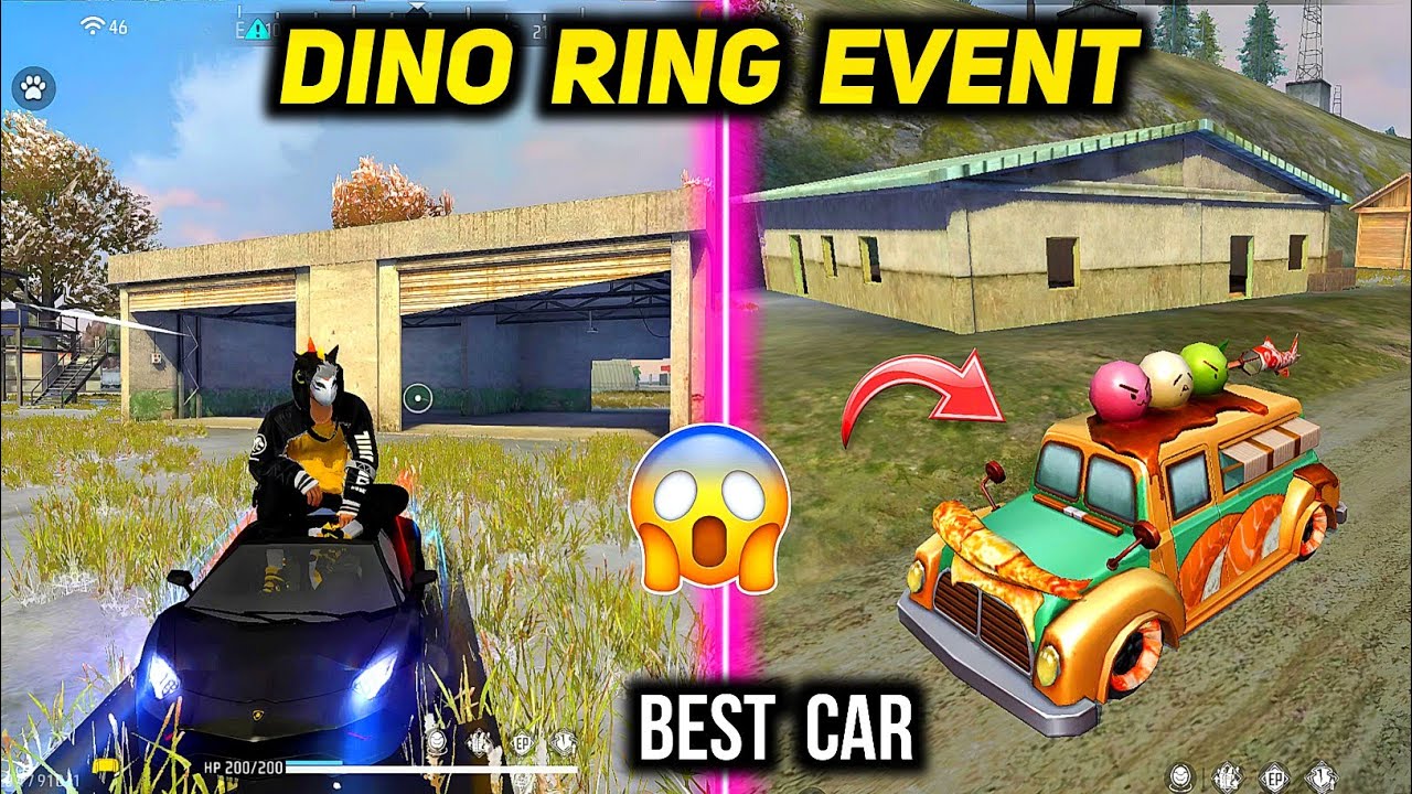 Dino Ring Event - Almost Dino Bundle & New Car Gameplay | Free Fire New ...
