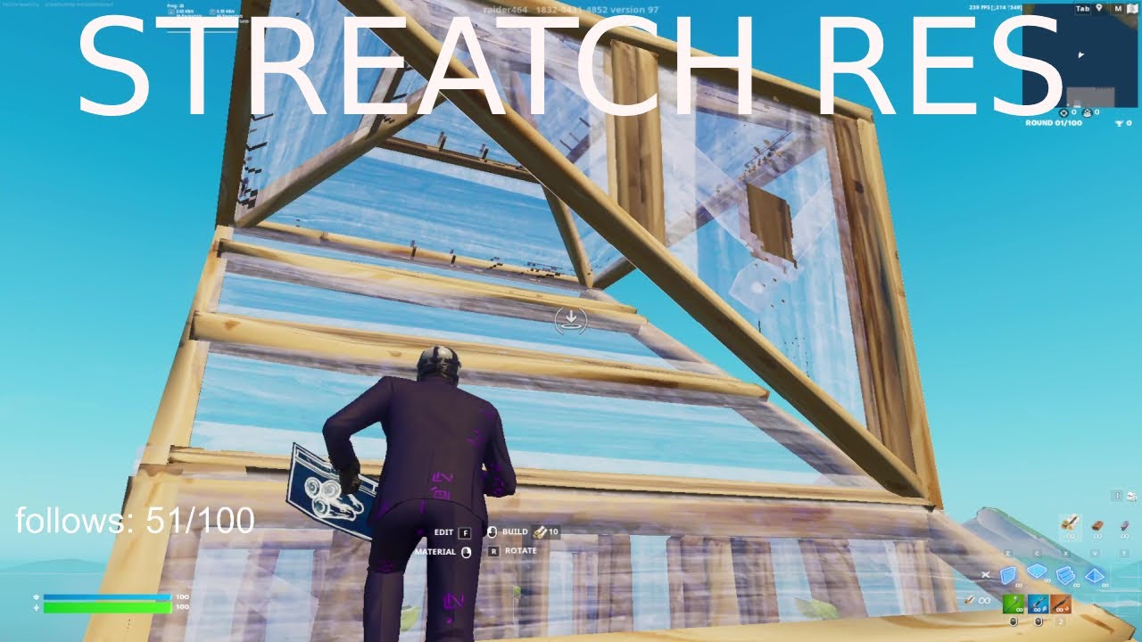 The BEST Stretched Resolution In Fortnite Chapter 4! - Display Scaling ...