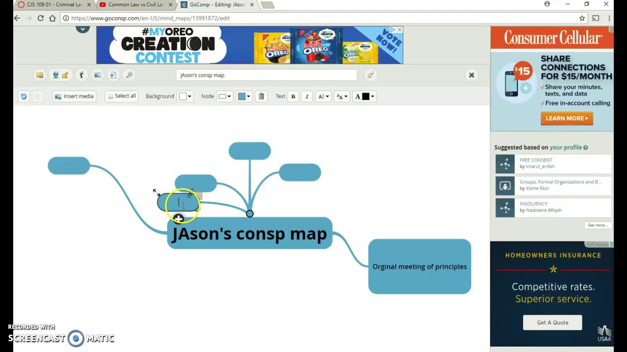 Go Conqr concept map sample - YouTube