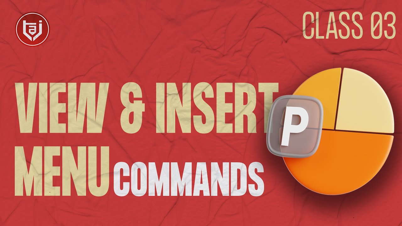 Class-03 | View & Insert Menu Commands | Microsoft Powerpoint | Online ...