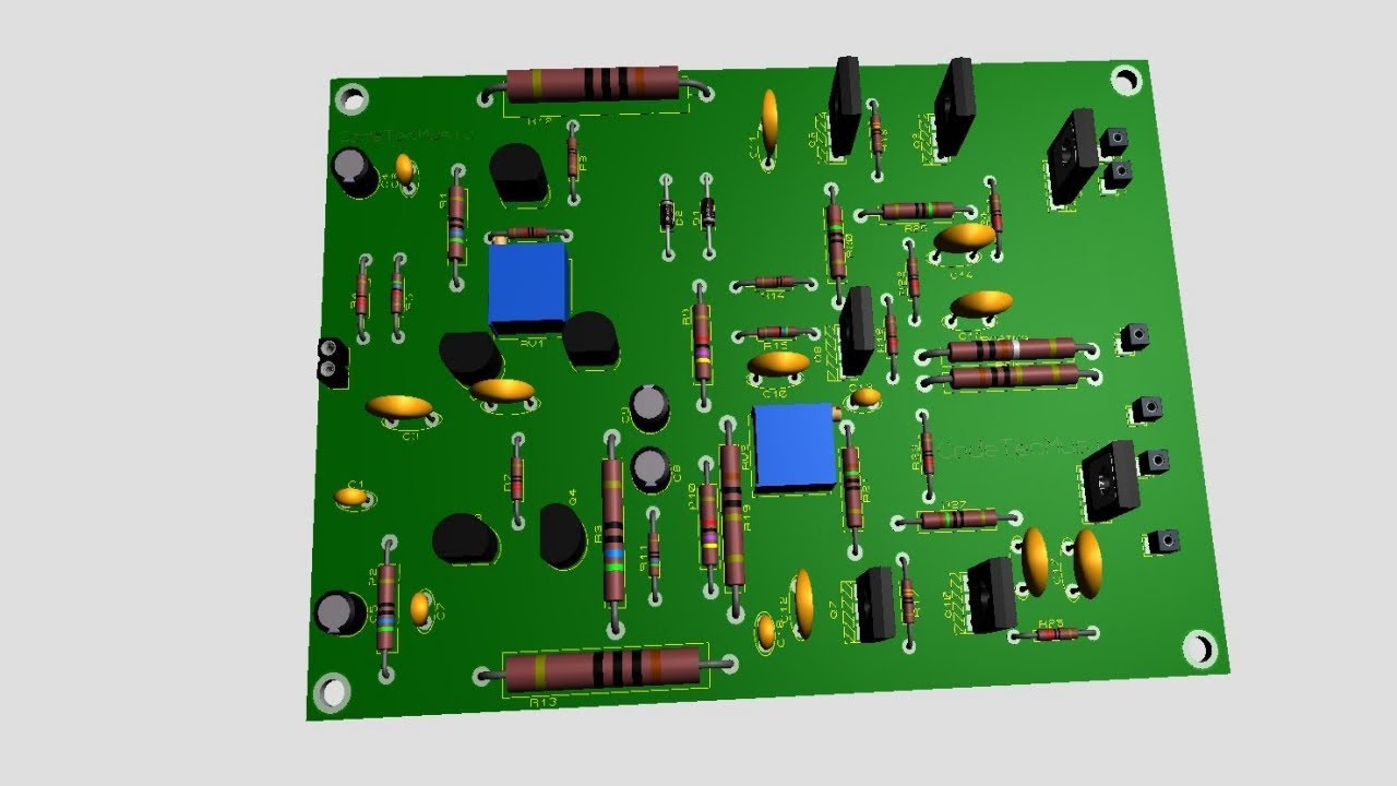 2400 watts YAMAHA PA2400 projeto completo para montar. - YouTube