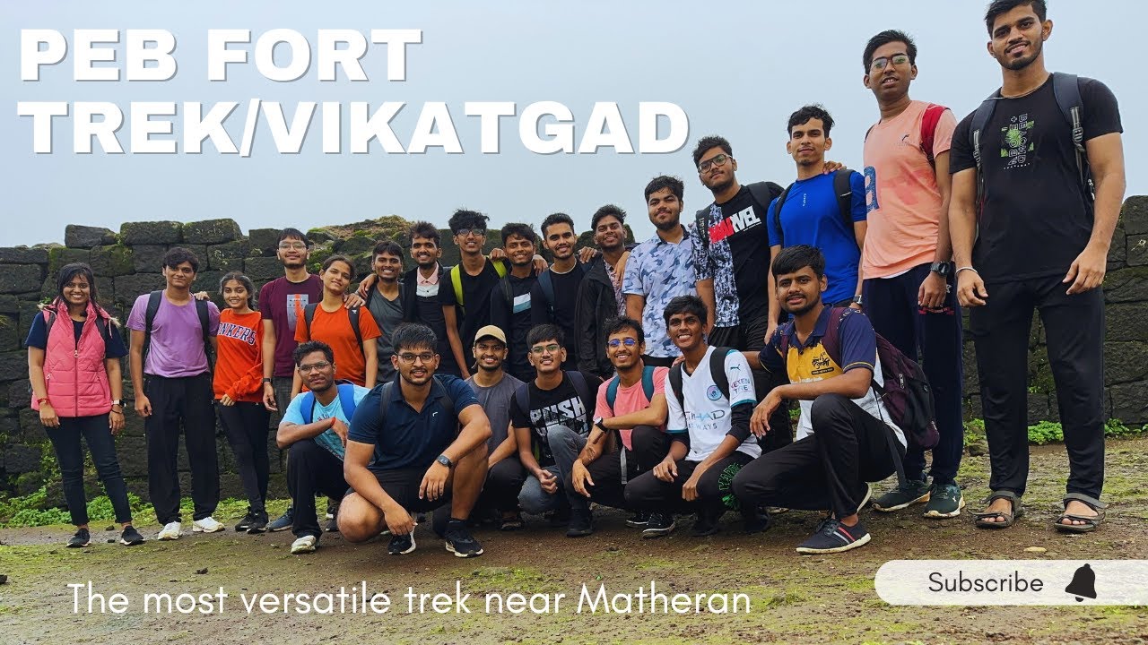 PEB FORT TREK IN MONSOON | VIKATGAD 🚩| The most versatile trek near ...