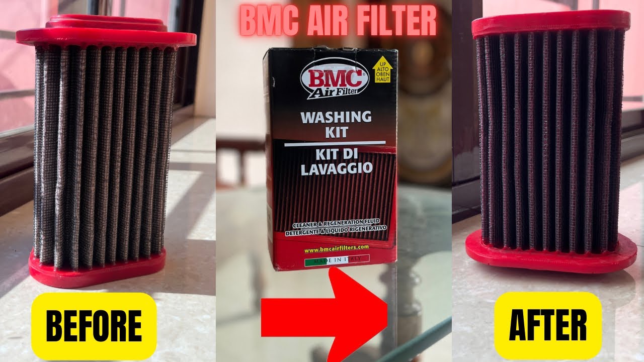 Complete Process of BMC Air Filter Regeneration || BMC Air Filter ...