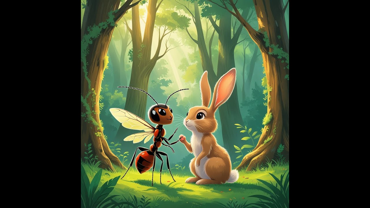 The Friendship of the Ant and the Rabbit Fairy tale and short story ...