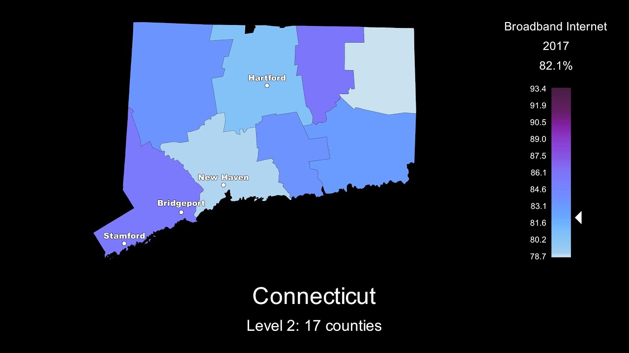 Where are broadband internet rates high in Connecticut? - YouTube