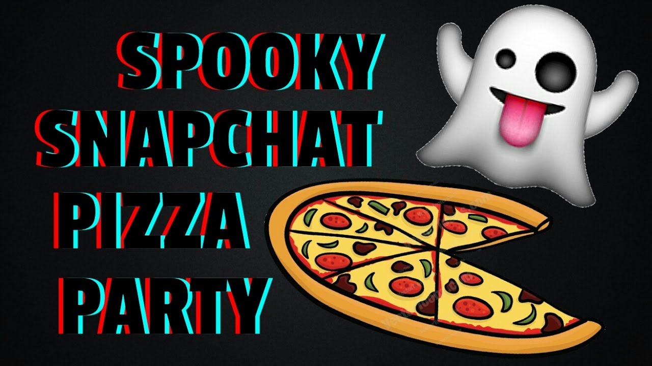SPOOKY HALLOWEEN SNAPCHAT PIZZA PARTY!!!! - YouTube