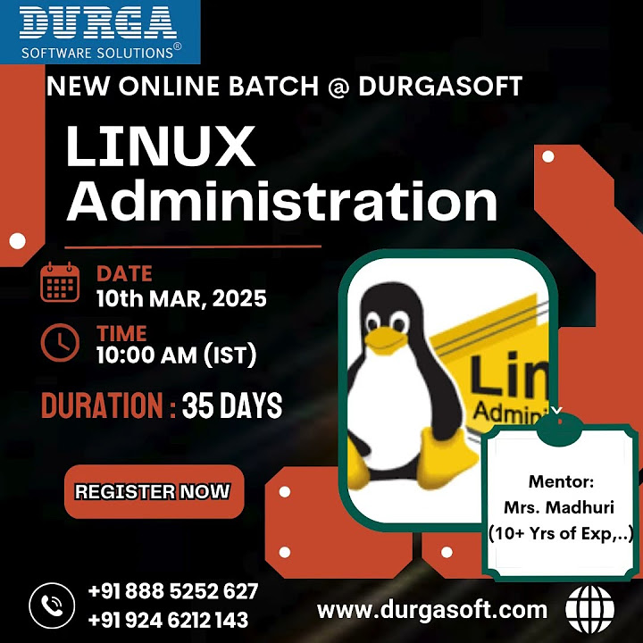 🔥 Linux Administration Online Training | Learn Shell Scripting & Networking | New Batch ...