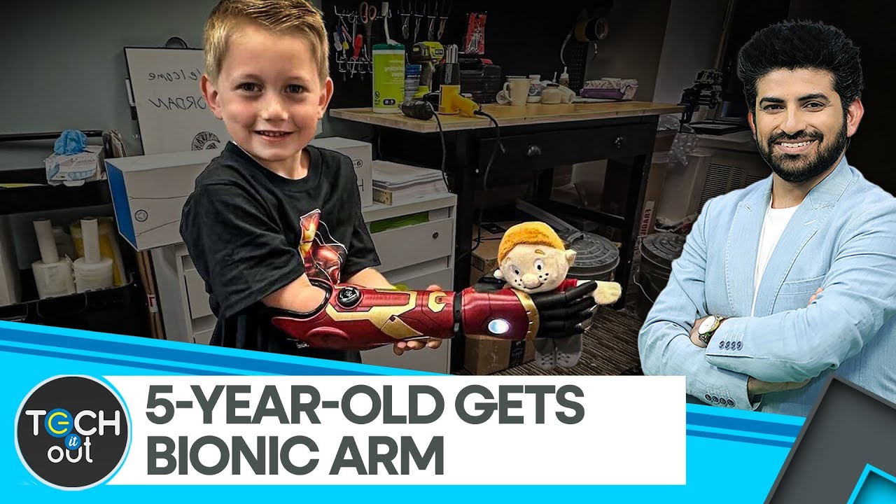 Meet the youngest person to receive a bionic arm | Tech It Out - YouTube