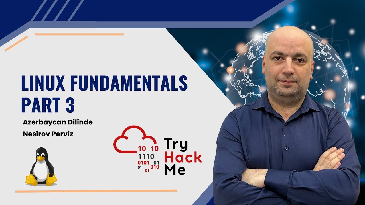 Tryhackme Linux Fundamentals Part 3 Azərbaycan dilində - YouTube
