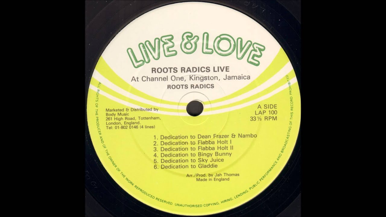 Roots Radics - Dedication To Flabba Holt 1 - YouTube