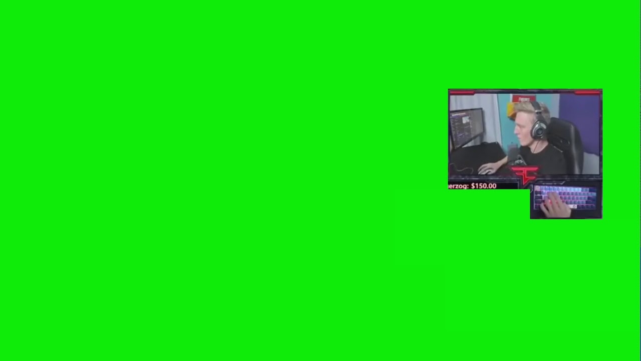 Tfue tryhard facecam greenscreen - YouTube