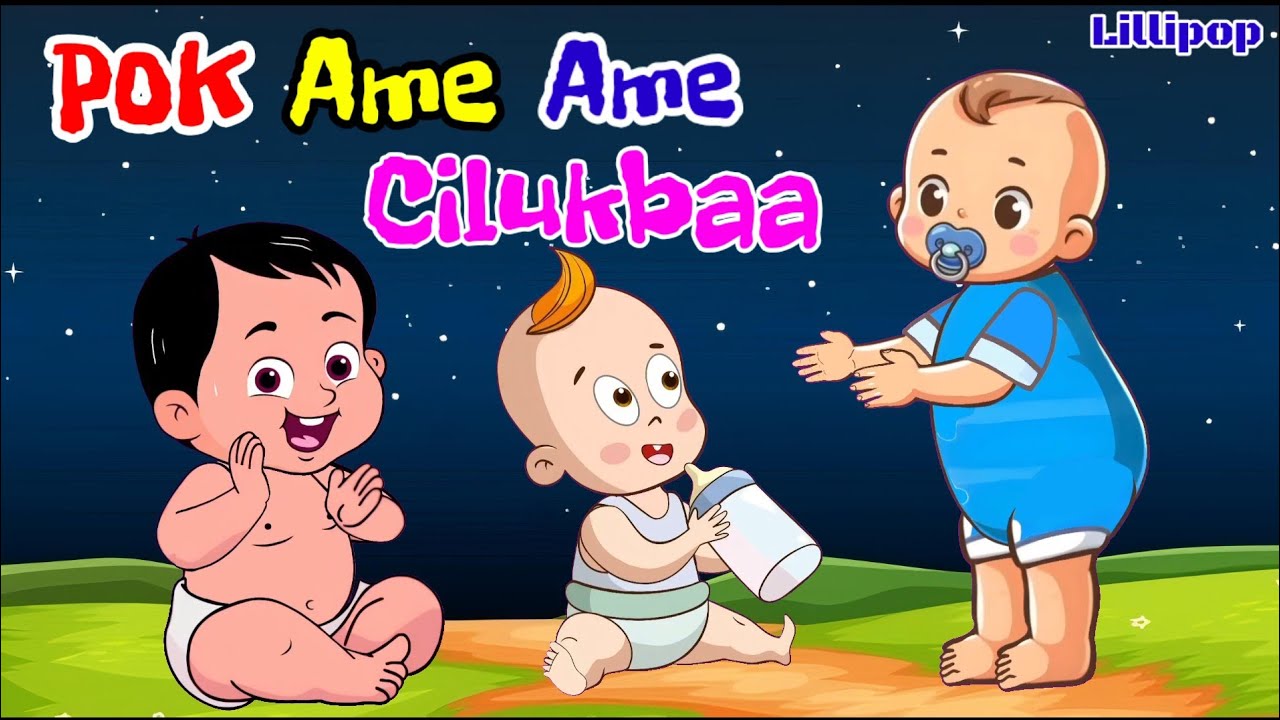 POK AME AME CILUK BAAA | LAGU ANAK VIRAL | LAGU ANAK POPULER | KARTUN ...