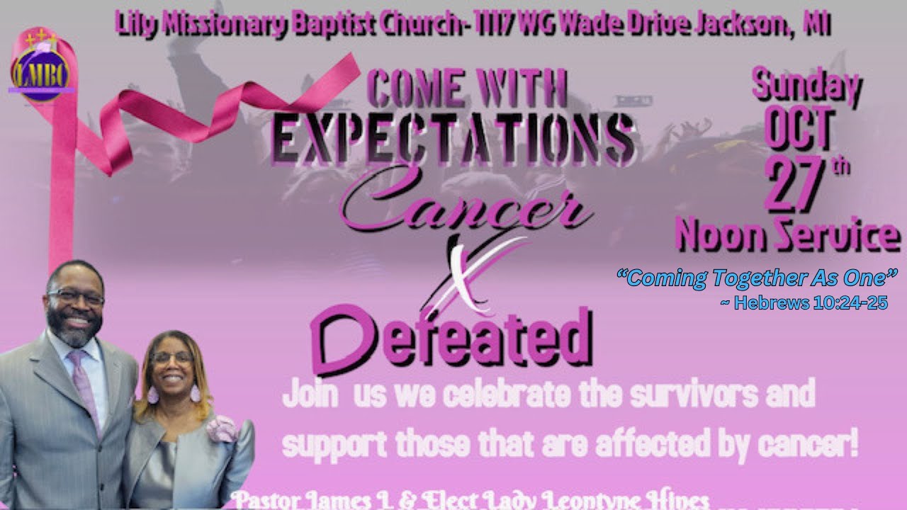 LMBC - "Pink Sunday" Service, October 27th 2024 - YouTube