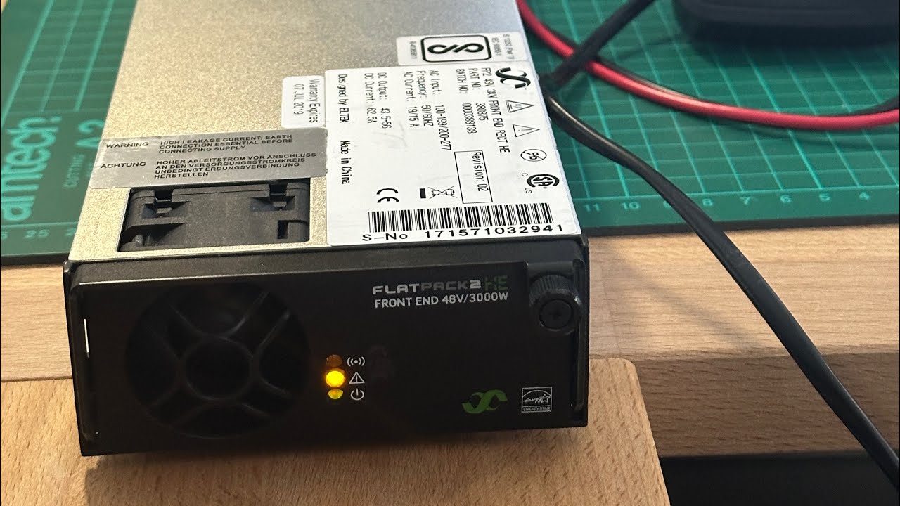 ELTEK FLATPACK 2 Can Bus Konfiguration Server Netzteil - YouTube