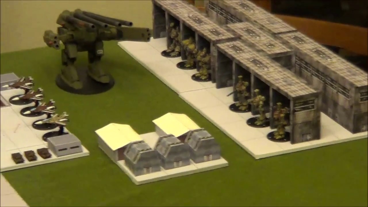 Robotech RPG Tactics Terrain - YouTube