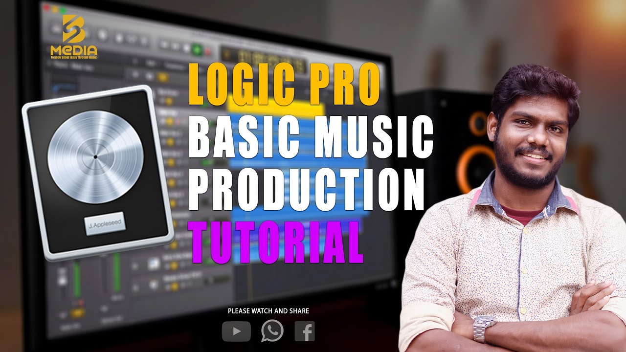 LOGIC PRO BASIC MUSIC PRODUCTION TUTORIAL - YouTube