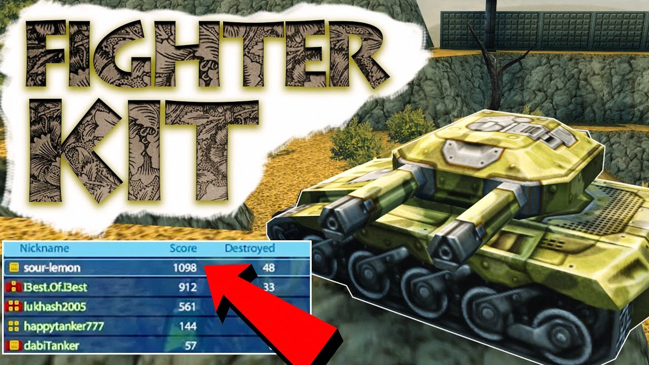 Tanki Online Fighter Kit Noob acc Lets Play - YouTube