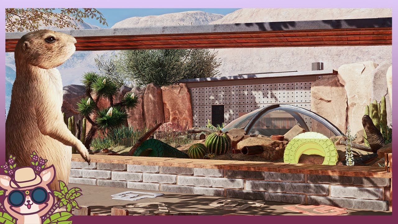 Planet zoo | Lets Build | : A Prairie dog enclosure | - YouTube