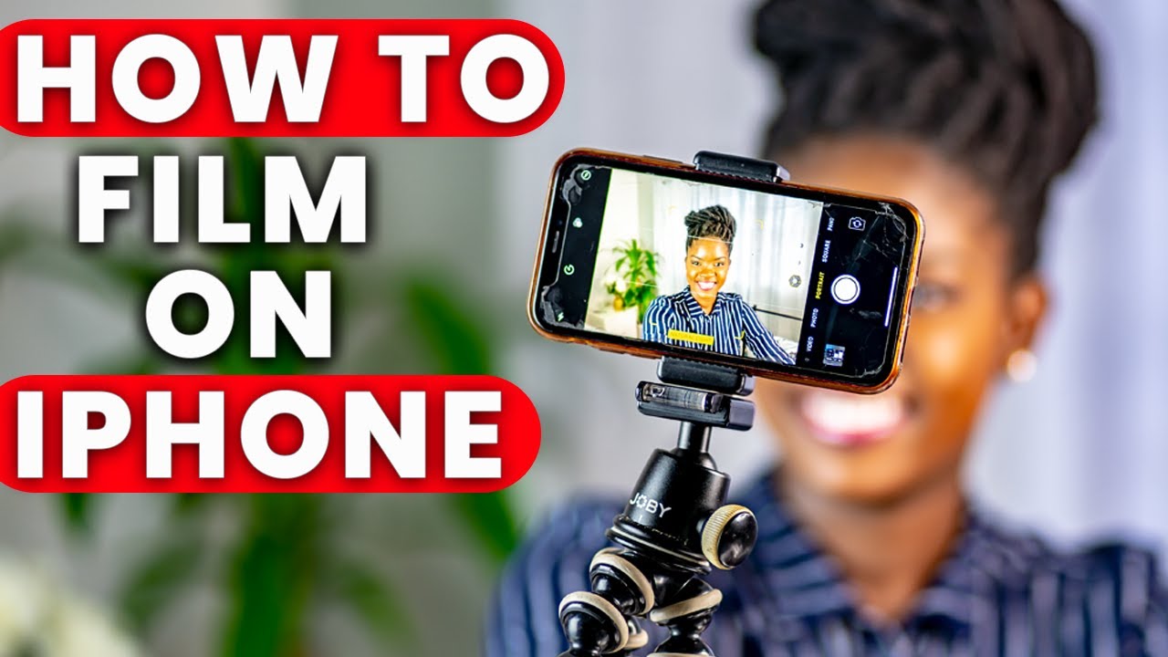 HOW TO FILM YOUTUBE VIDEOS ON YOUR PHONE - YouTube