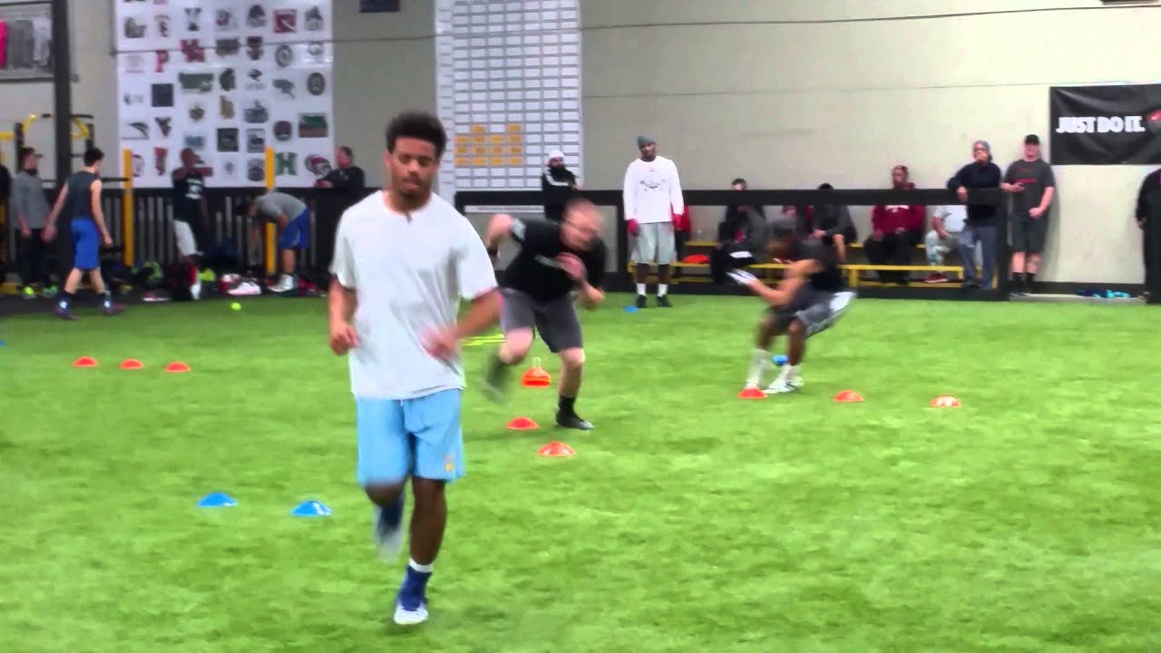 Michael Downen foot work drills at Elite Fitness - YouTube