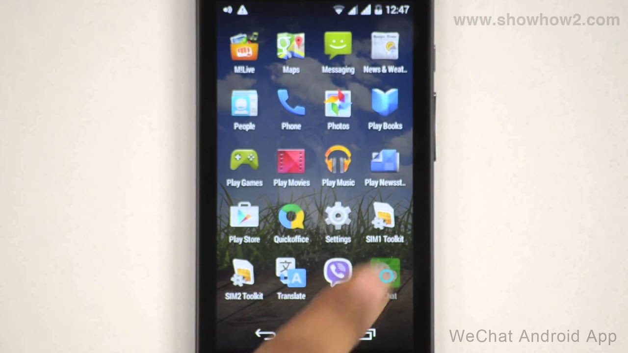 WeChat Android App - How To Search For A Chat - YouTube