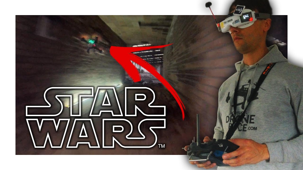 CARRERAS DE DRONES 🚀 - fpv drone [ Star Wars Race ] - YouTube