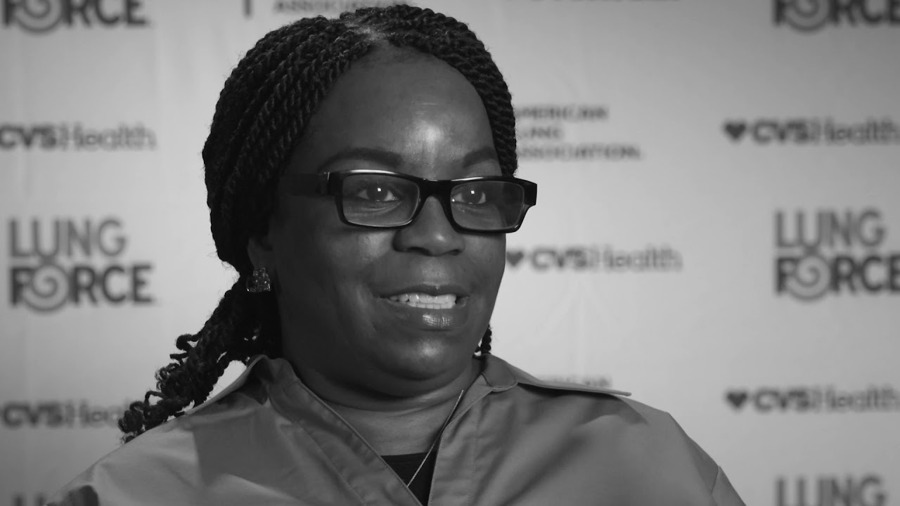 Kim Shares Her Voice for LUNG FORCE - YouTube