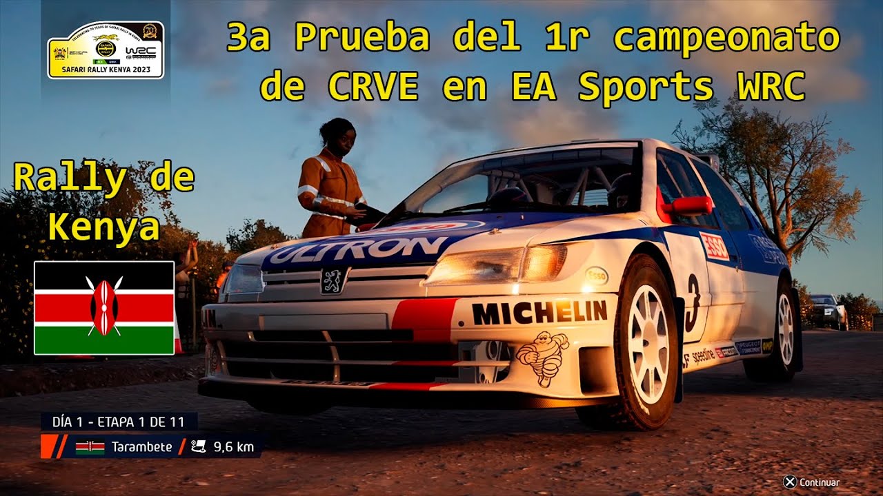 CRVE - Campeonato 4 - Rally de Kenya - EA Sports WRC - YouTube