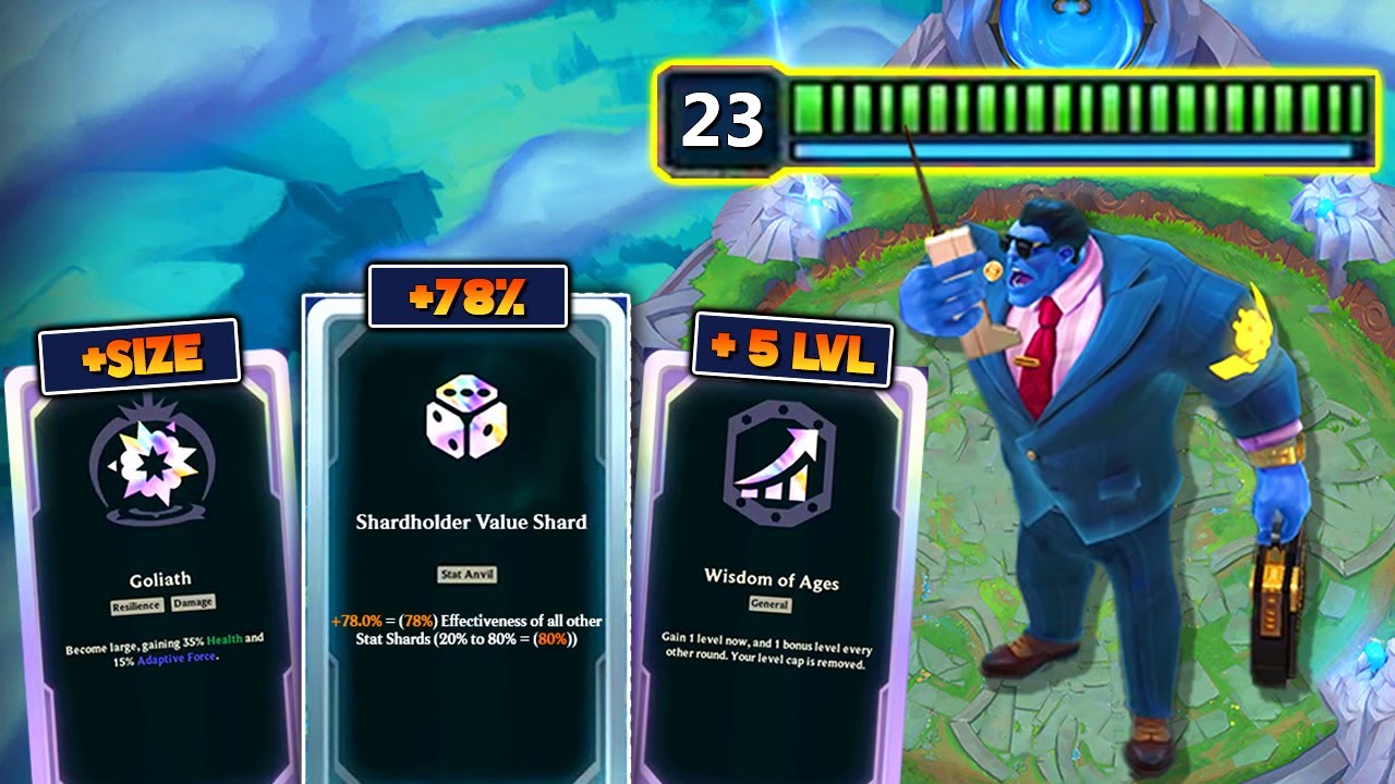 Level 23 Mundo with Goliath and 0 Item Stat Shard Strategy ft. Rank 1 Arena - YouTube