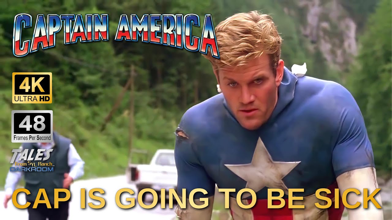 CAPTAIN AMERICA 1990: Cap Is Going To Be Sick (Remastered To 4K/48fps ...