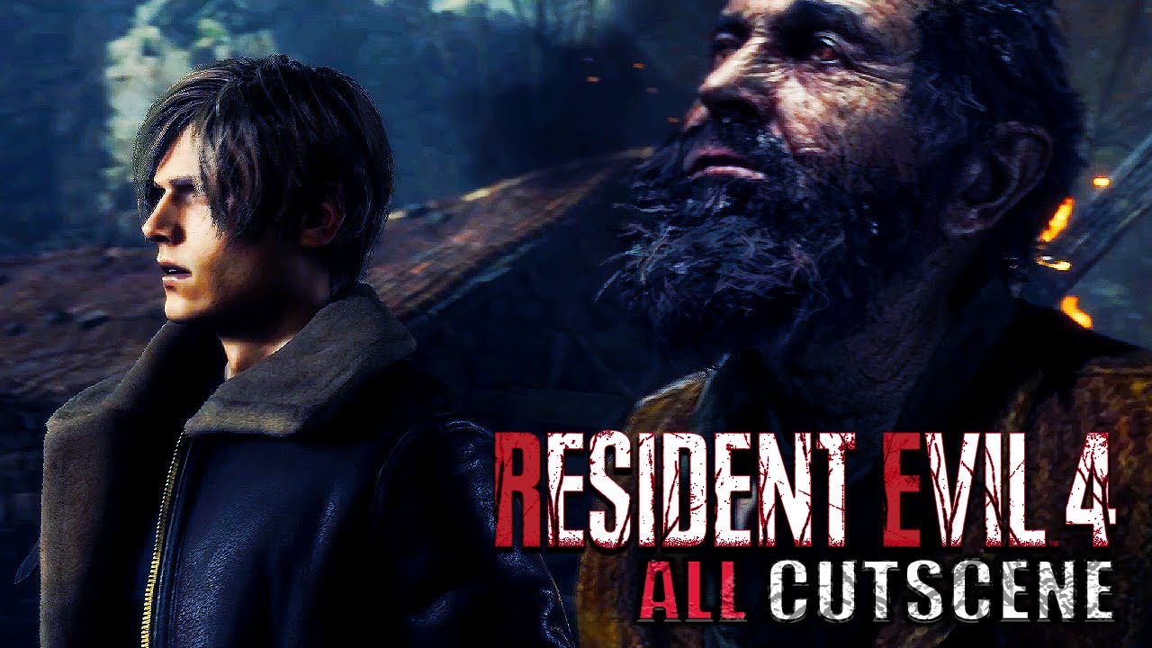 Resident Evil 4 REMAKE - ALL CUTSCENE (CHAINSAW DEMO) - YouTube